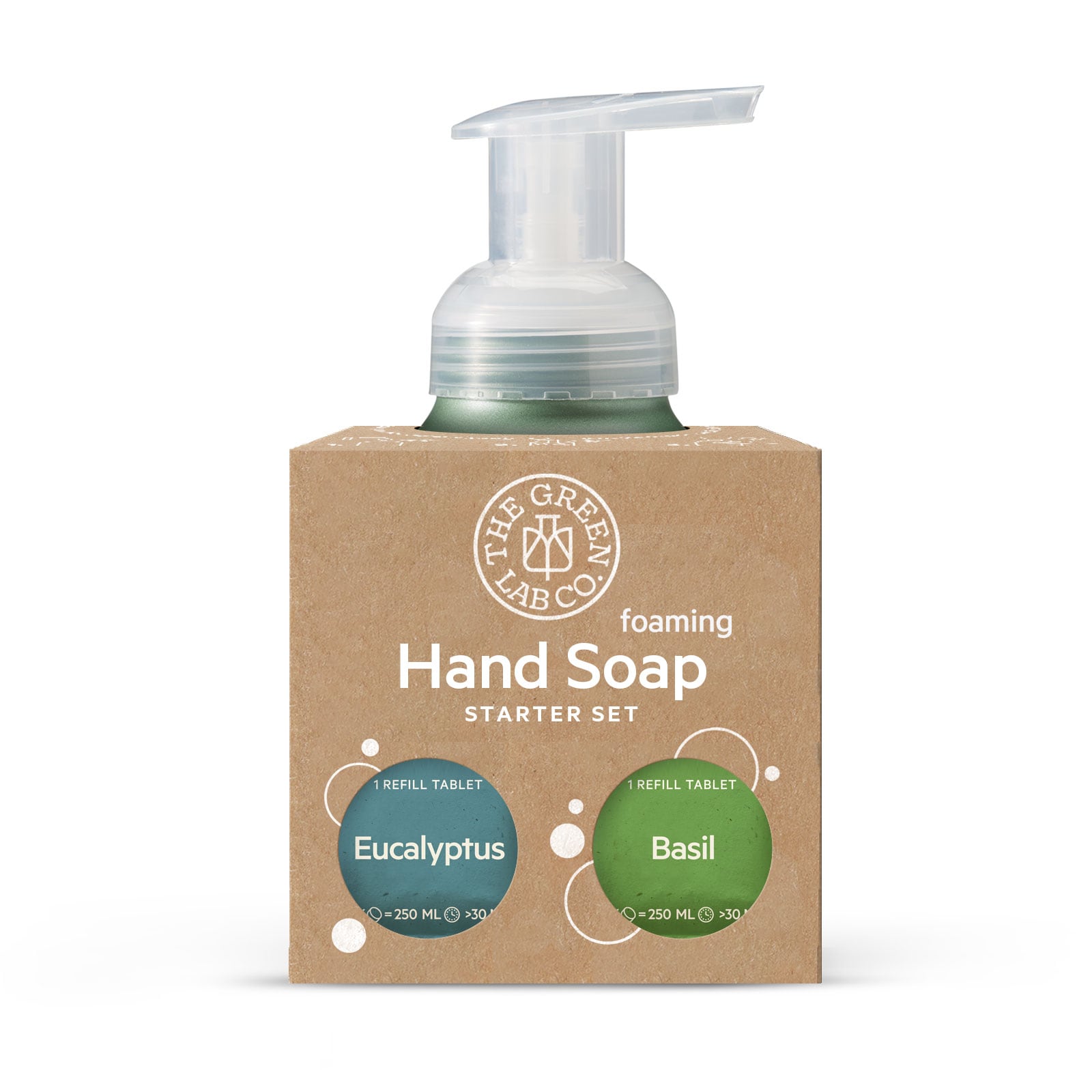 The Green Lab Hand Soap Starter Set Eucalyptus/Bas - Life